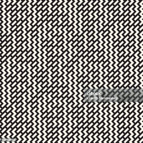 불규칙 한 미로 모양 기와 현대 그래픽 디자인입니다 원활한 흑백 패턴 벡터 0명에 대한 스톡 벡터 아트 및 기타 이미지 0명 검은색 기하 도형 Istock