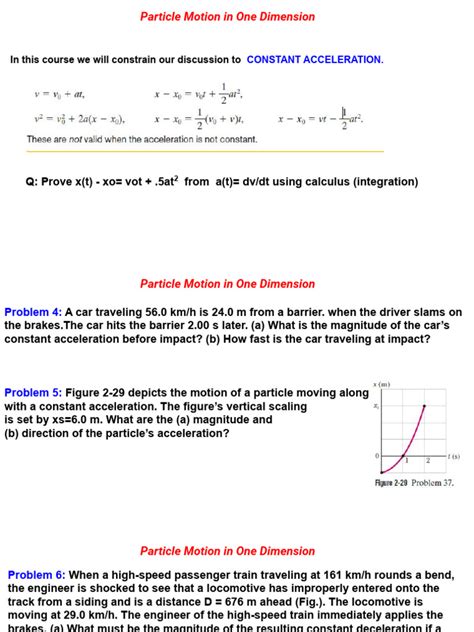 Lecture 2 Download Free Pdf Acceleration Kinematics
