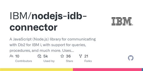 Nodejs Idb Connectordocsreadmemd At Master · Ibmnodejs Idb Connector · Github