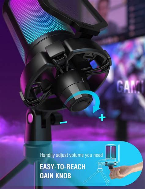 FIFINE A6V Ampligame RGB USB Microphone – My Tech Shoppe