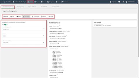 Importing Devices Nekta Knowledge