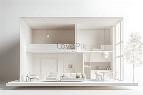 화이트 룸 레이아웃 배경 사진 및 창의적인 일러스트 무료 다운로드 Lovepik