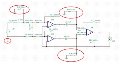 Tina Ti How To Simulate Ac Coupled Differential Amplifier Amplifiers Forum Amplifiers Ti