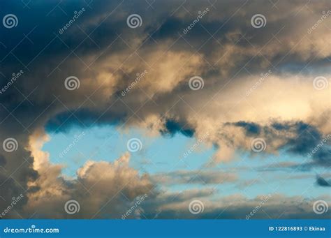 The Texture Of Clouds Stock Image Image Of Scene Scroll