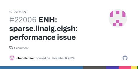 ENH Sparse Linalg Eigsh Performance Issue Issue 22006 Scipy