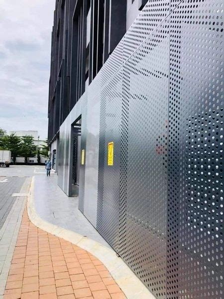 Modern Aluminium Perforated Facade Panel Series Pp Aluminium