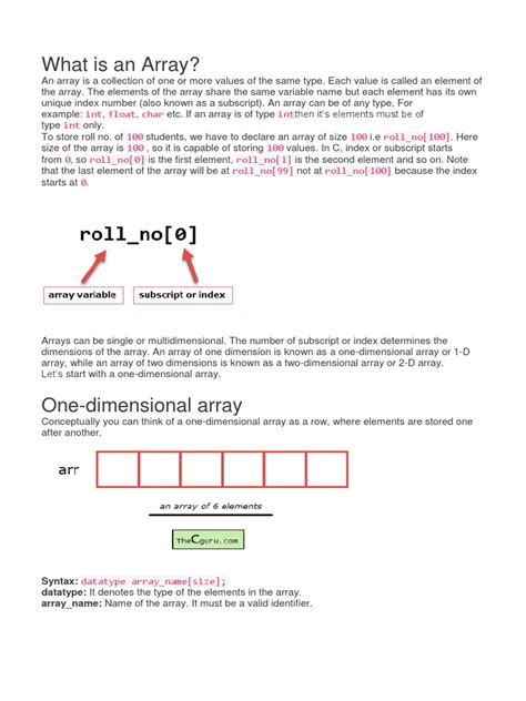 what is an array int float char int int 100 100 roll no 100 100