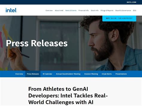 How Intel Uses Ai To Solve Real World Challenges Abil Hakim Posted On