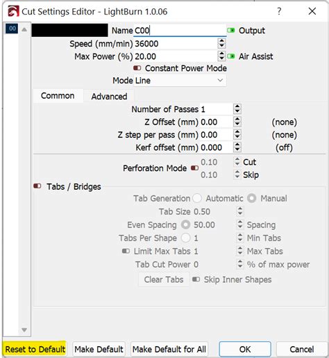 Settings Load Default Layer Settings On New Or Restart Not Working