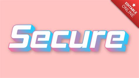 Secure Text Effect Generator