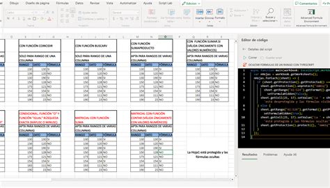 ocultar fÓrmulas de un rango con typescript excel signum