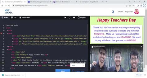 Rajeswari Perni On Linkedin Ccbp Nxtwave Teachers Teachersday2022 Teachersday