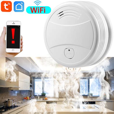 Independent Smoke Detector Wifi Fire Alarm Tuyasm Vicedeal