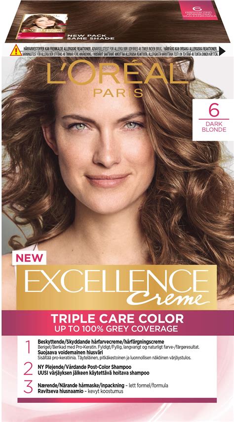 Loreal Paris Excellence Crème Excellence Creme 6 Dark Blonde