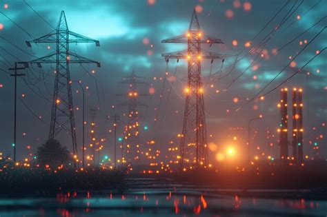 Ai In Smart Grid Management Premium Ai Generated Image
