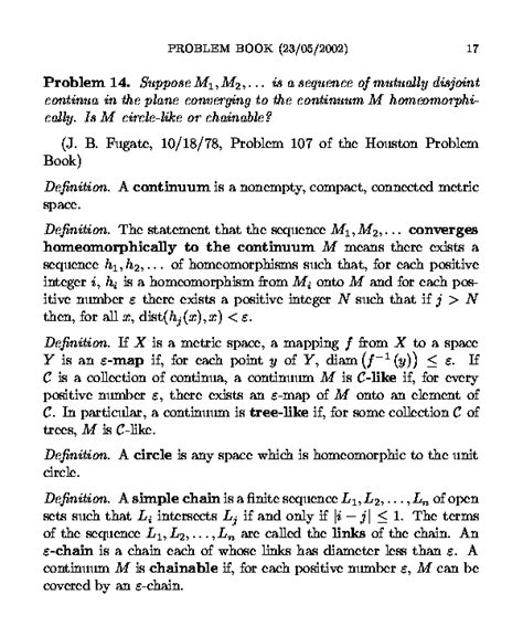 Problem Page 17