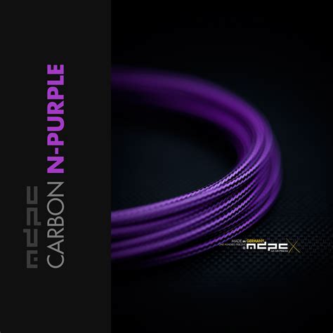 Carbon N Purple Cable Sleeving Small Mdpc X