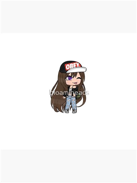 Gacha Life Cute Gacha Girl Throw Blanket For Sale By Bloamineads