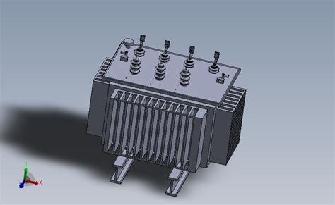 电力变压器设计 Solidworks 2012 模型图纸下载 懒石网