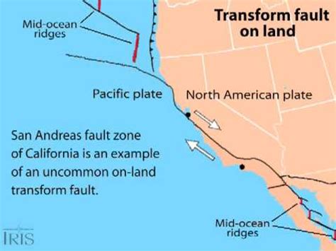 Transform Faults At Sea And On Land YouTube