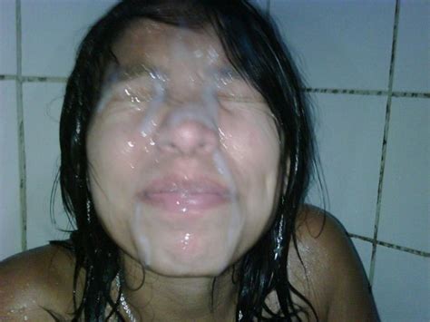 Photo Amateur Asian Has Her Face Completely Covered With Cum She Cant