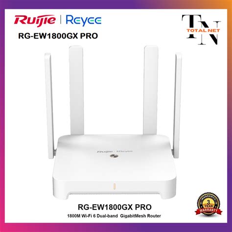 Jual Ruijie Rg Ew1800gx Pro 1800mbps Wi Fi 6 Dualband Gigabit Mesh Router Rg Ew1800gx Pro