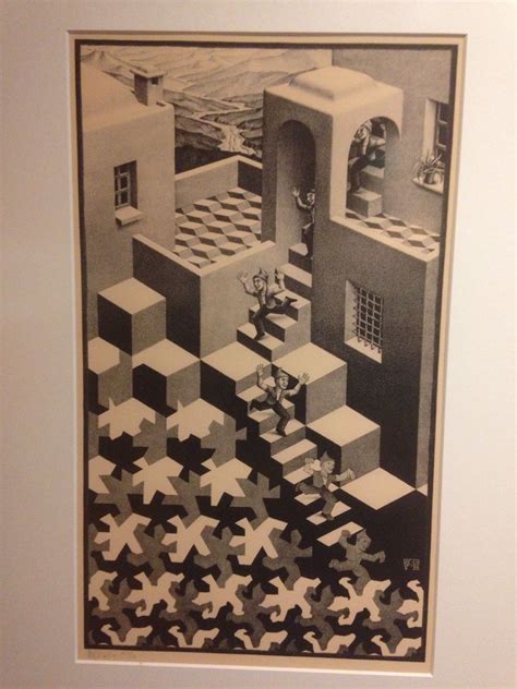 Den Haag Escher Museum In Het Palais Escher Art Mc Escher Art Cycling Art Print