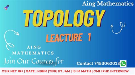 Topology Lecture 1 Order Relations And Cartesian Products Youtube