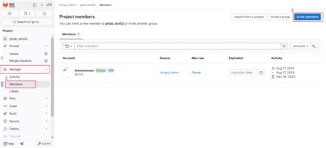 Gitlab项目添加人员怎么操作 Gitlab怎么给新添加人员加权限 Gitlab中文网站