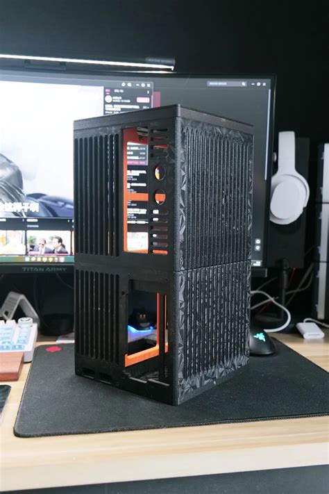 Vertical Itx Case By 無形视觉 Makerworld Download Free 3d Models