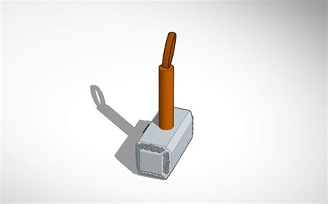 3d Design Mjolnir Tinkercad
