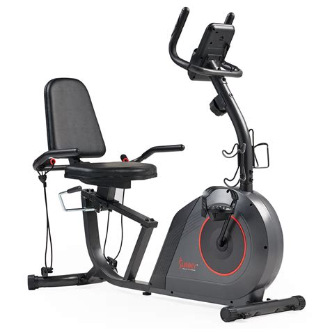 16 Level Smart Magnetic Recumbent Bike Sunny Health And Fitness Sunny