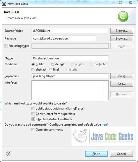 Jsf Crud Application Example Java Code Geeks
