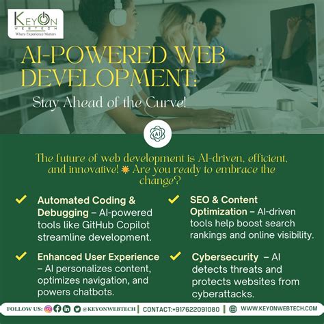 keyonwebtech ai webdevelopment techinnovation futureofweb aiintech… keyon webtech