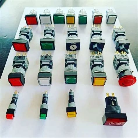 Push Button Push Button Switch 16mm 24v 5pin Green Red Yellow Colour Retailer From Ludhiana