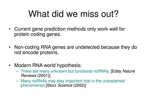 PPT Non Coding RNA Gene Finding Problems PowerPoint Presentation Free Download ID