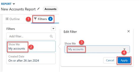 How To Apply Show Me Filter In Salesforce Report
