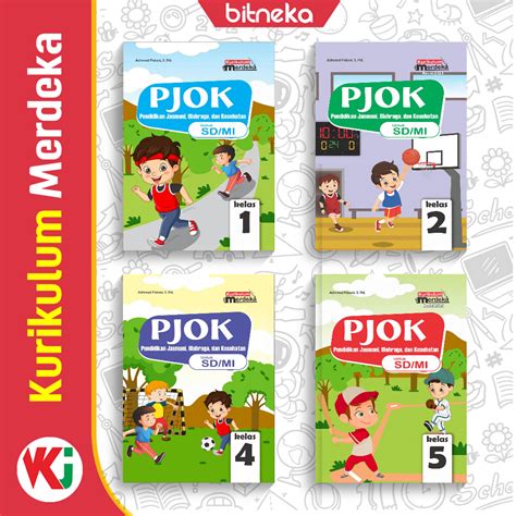 Jual Buku Siswa Pjok Sdmi Kurikulum Merdeka Kurmer Achmad Fatoni