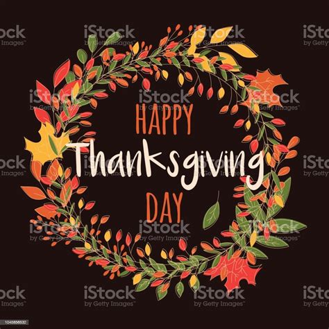 행복 한 추수 감사절 카드 장식 요소 화려한 디자인 벡터 일러스트 레이 션 10월에 대한 스톡 벡터 아트 및 기타 이미지 10월 11월 가을 Istock