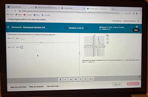 L Course Materials X Pearson Mylab And Mastering X Co Math
