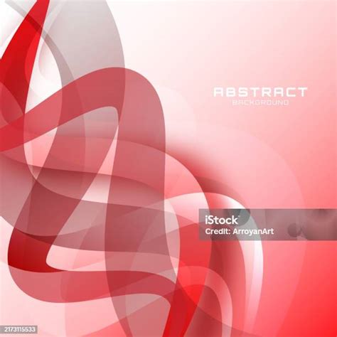 3d 빨간색 흰색 추상 배경 빛나는 파도 모양 효과 장식 밝은 공간에 레이어 겹침 웹 배너 전단지 카드 또는 브로셔 커버를 위한 현대적인 그래픽 디자인 요소 컷아웃 스타일