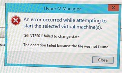 Hyper Vs Vm Cannot Start Virtualization Spiceworks Community