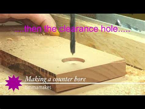 Drilling A Counterbore YouTube