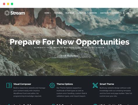 Stream One Page Wordpress Theme Documentation Visualmodo