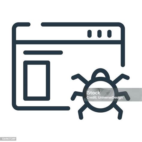 웹 크롤러 씬 선 아이콘 사용자 인터페이스 개념 격리 윤곽선 사인에서 크롤러 시공 선형 아이콘 웹 디자인 및 앱에 대한 벡터