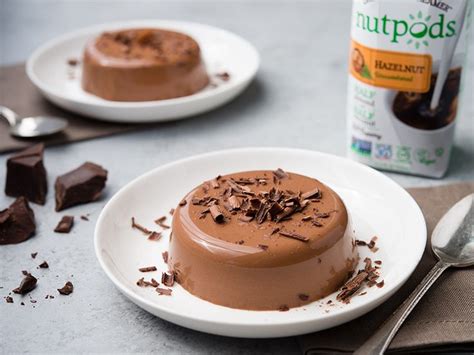 Chocolate Hazelnut Panna Cotta Vegan Sweets Dairy Free Creamer