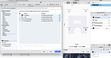 Fontlab Variable Axes Parameters — Typedrawers