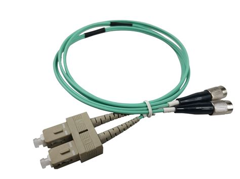 OM3 Duplex LC UPC FC UPC Fiber Optic Patch Cord