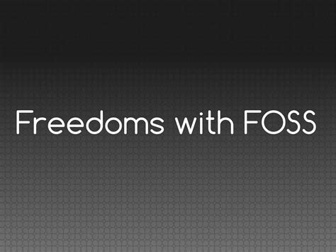 Basics Of Foss Fedora Introduction Ppt