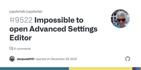 Impossible To Open Advanced Settings Editor · Issue 9522 · Jupyterlab